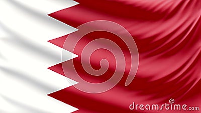 Realistic Beautiful Bahrain Flag 4k Stock Footage - Video of clean ...