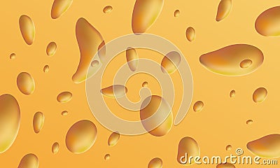Realistic Cheese Texture. Delicious Cheesy Background With Holes ...
