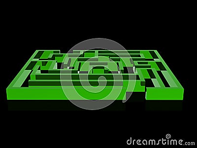 Realistic 3d Render Of Maze Royalty-Free Stock Photography ...