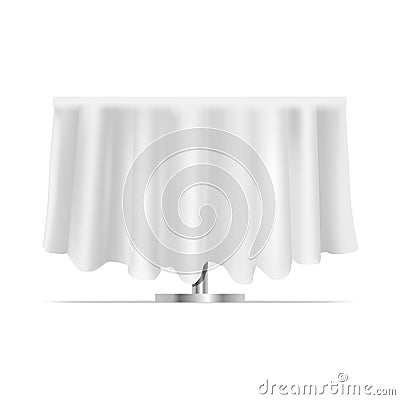 Realistic Detailed 3d Blank Restaurant Table Template Mockup. Vector ...