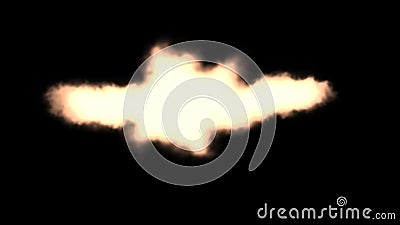 Realistic Muzzle Flash Footage in Black Background Stock Footage ...