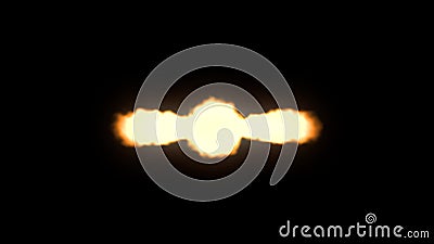 Realistic Muzzle Flash Footage in Black Background Stock Video - Video ...