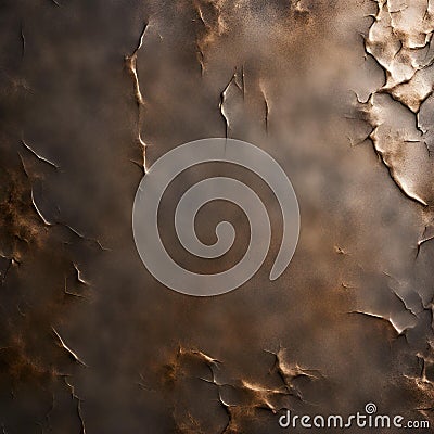 Realistic Old Metallic Background With Burn Scars In A Mid-range Ai ...