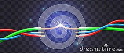 Realistic Short Circuit By The Example Of A Three Wire Break In Vector ...