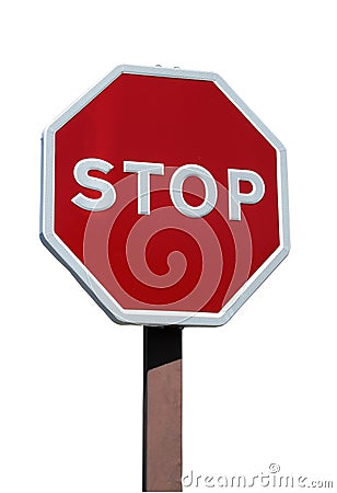 Realistic Stop Sign Stock Image | CartoonDealer.com #15931621
