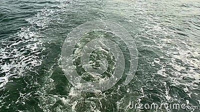 Rear Boat Propeller Wash stock video. Video of ocean - 207895655