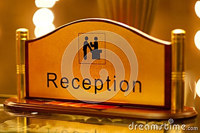 Reception Sign Royalty Free Stock Images - Image: 17789069