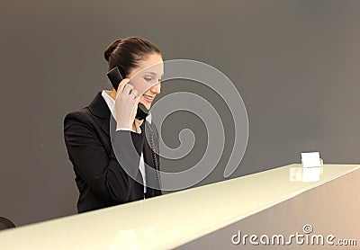 Receptionist Stock Image - Image: 14142351
