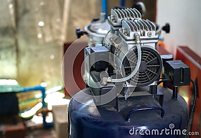 RECIPROCATING COMPRESSOR OR PISTON COMPRESSOR Royalty-Free Stock Photo ...