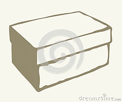 Rectangular Carton Packaging. Vector Drawing | CartoonDealer.com #211062796