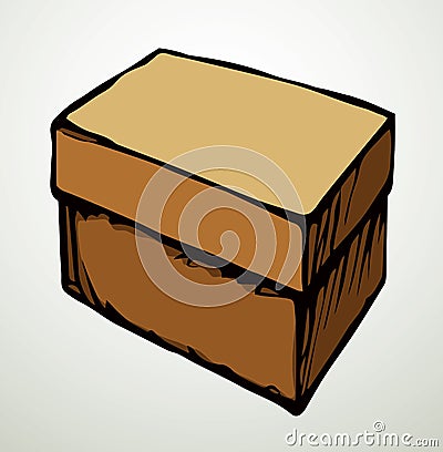 Rectangular Carton Packaging. Vector Drawing | CartoonDealer.com #215413061