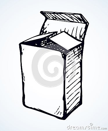Rectangular Carton Packaging. Vector Drawing | CartoonDealer.com #172665211