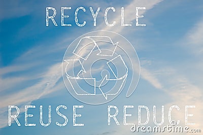 Recycle Text Royalty Free Stock Images - Image: 13532639