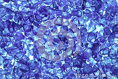 Recycled Blue Glass Pellets Royalty Free Stock Photography - Image: 8397157