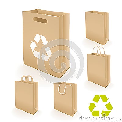 Recycling Paper Bag Stock Images - Image: 29217904