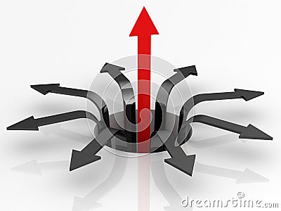 Red Arrow Royalty-Free Stock Photography | CartoonDealer.com #23526833