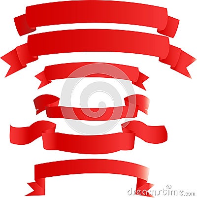 Red Banners Royalty Free Stock Image - Image: 1846056