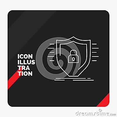 Red And Black Creative Presentation Background For Defence, Firewall ...