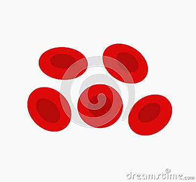 Red Blood Cells, Erythrocytes Vector Illustration | CartoonDealer.com ...