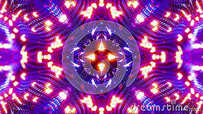 Red Blue Neon Motion Background Vj Loop. Infinitely Looped Animation ...