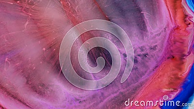 Red and Blue Spots are Blurred on a Light Background. Liquid Art Stock ...