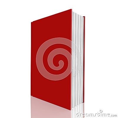 Red Book On White Background Stock Photography | CartoonDealer.com ...