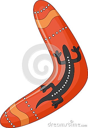Red Boomerang Cartoon | CartoonDealer.com #53892841