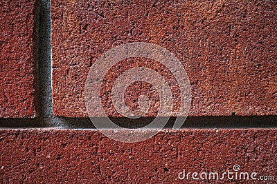 Red Brick Texture With Perpendicular Mortar Lines Stock Photo ...