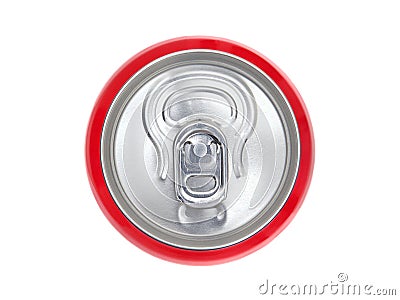 Red Can Of Soda, View From The Top Stock Photo - Image: 42833058
