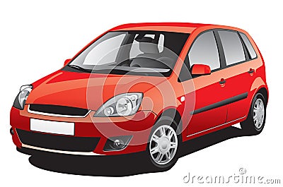 Red Car Stock Images - Image: 17811834