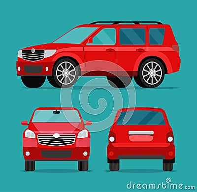 Cartoon Suv Car Side View Concept Stock Illustrations – 172 Cartoon Suv ...