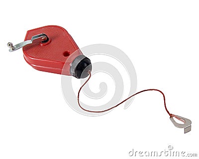 Red Chalk Line Royalty Free Stock Image - Image: 6060646
