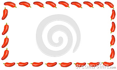 Red Chilli Frame Stock Photo | CartoonDealer.com #9011862