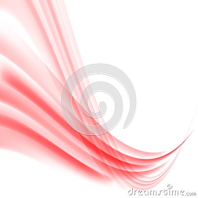 Red Curved Lines Abstract Background. Stock Vector - Image: 66379619