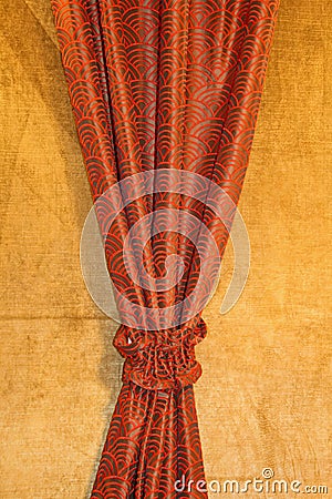 Red Drapery Royalty-Free Stock Photography | CartoonDealer.com #4008179