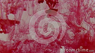Red dye in water stock video. Video of cloud, artistic - 79593569