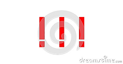 Red Exclamation and Question Marks. Three Red Question Marks Turn into ...