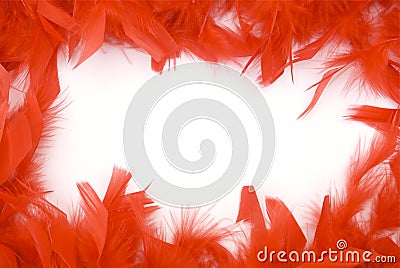 Red Feather Border Stock Photography | CartoonDealer.com #11896388