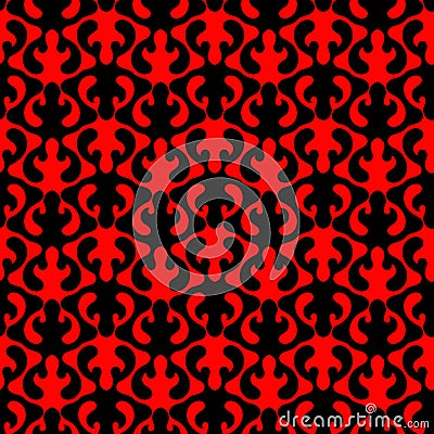 Red Flames Hell Seamless Pattern Background Stock Photography ...