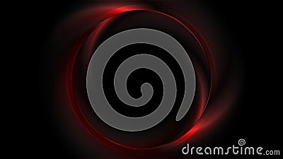 Red Glowing Ring Video Animation Stock Video - Video of motion ...