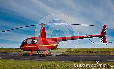 Red Helicopter Royalty Free Stock Images - Image: 9782409