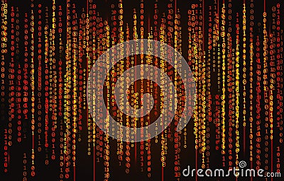 Binary Code Background Vector Illustration | CartoonDealer.com #97124202