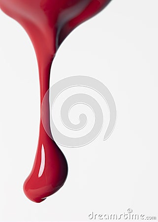 Red Paint Drop Stock Photography - Image: 35716452