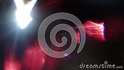 Red Particles Blinking in the Dark. Creative Abstract Modern Background ...