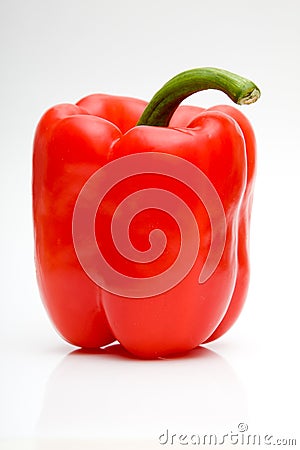 Isolated red bell pepper stock photo. Image of object - 72271590
