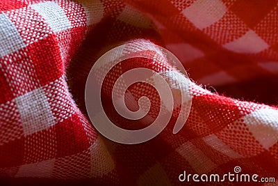 Red picnic cloth pattern detail - Stock Image - Everypixel
