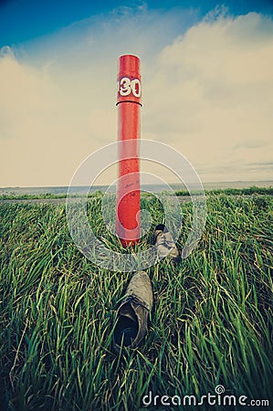 Red Pole Royalty Free Stock Photos - Image: 22756868