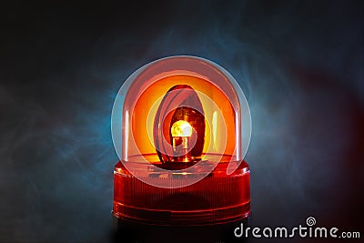 Red Police Light Royalty Free Stock Image - Image: 18290286