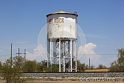 Red Rock Water Tank Stock Photography - Image: 26401962
