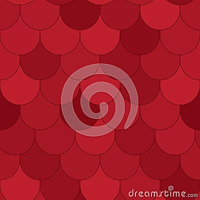 Red Roof Texture Seamless Pattern Vector Illustration | CartoonDealer ...